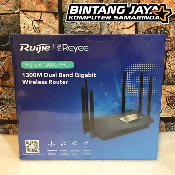 Harga RUIJIE-REYEE-RG-EW1200G-PRO-1300M-DUAL-BAND-GIGABIT-WIRELESS-ROUTER Terbaru Mei 2023 ...