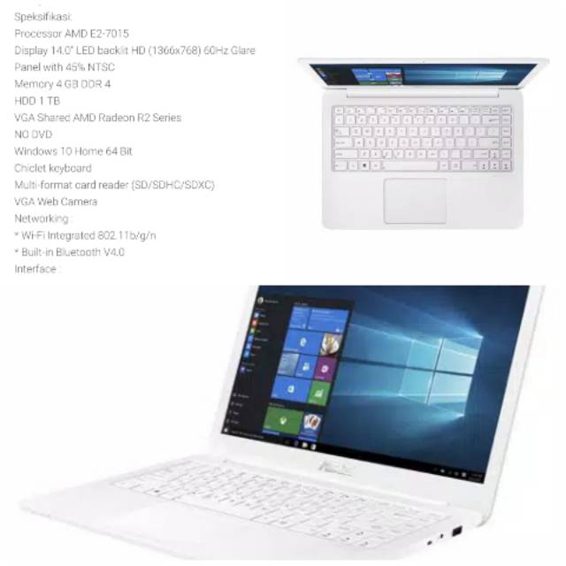 Jual Laptop asus amd e2 | Shopee Indonesia