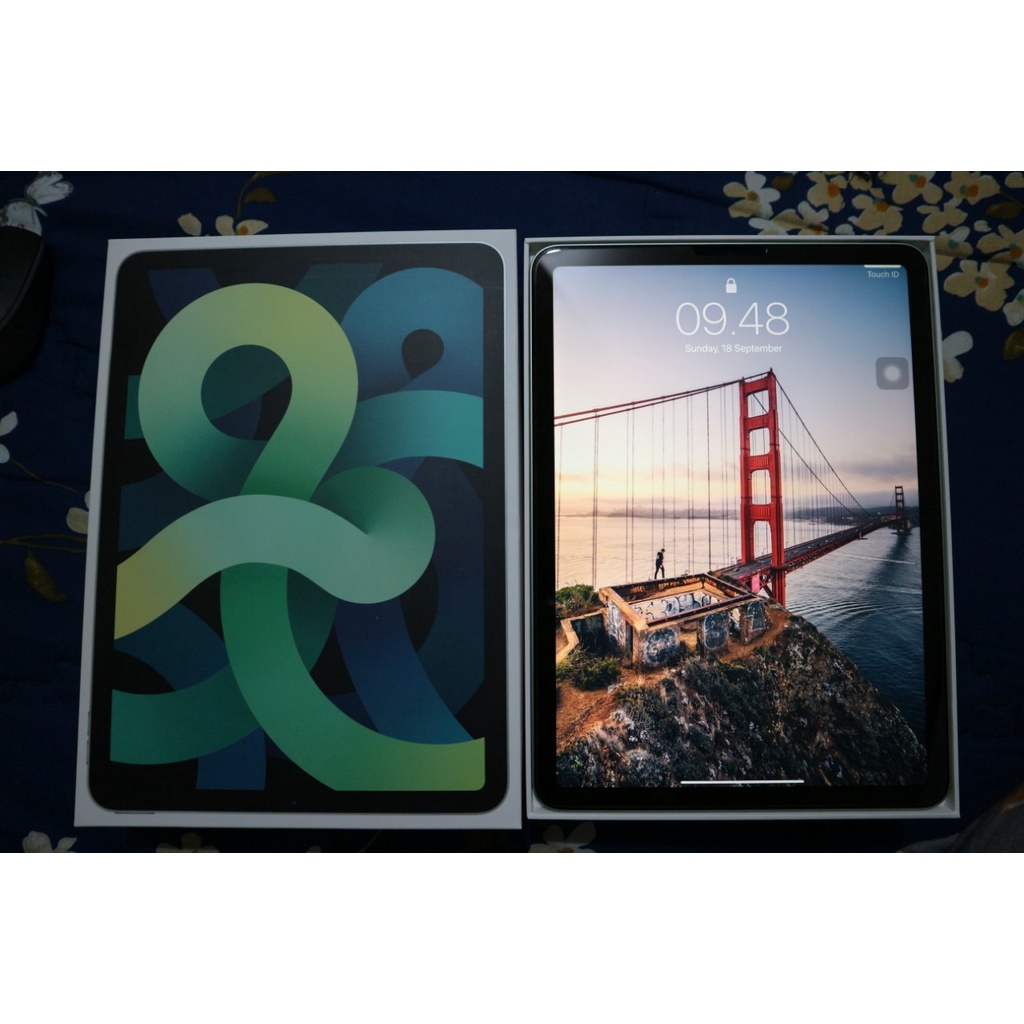 Jual IPad Air 4 64gb Wifi Only - Green (Paket Lengkap) | Shopee Indonesia