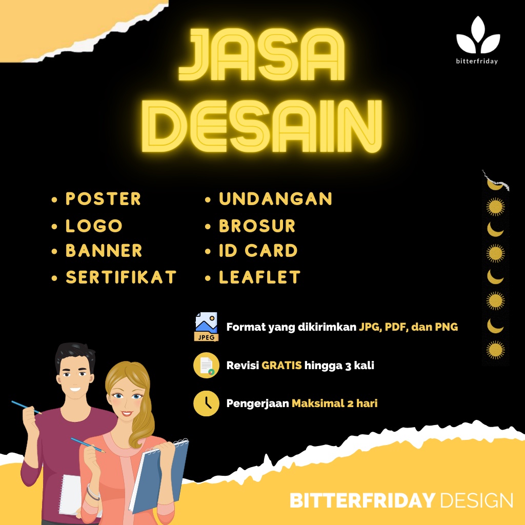 Jual JASA DESAIN POSTER, BROSUR, LOGO, SERTIFIKAT, UNDANGAN, DLL ...