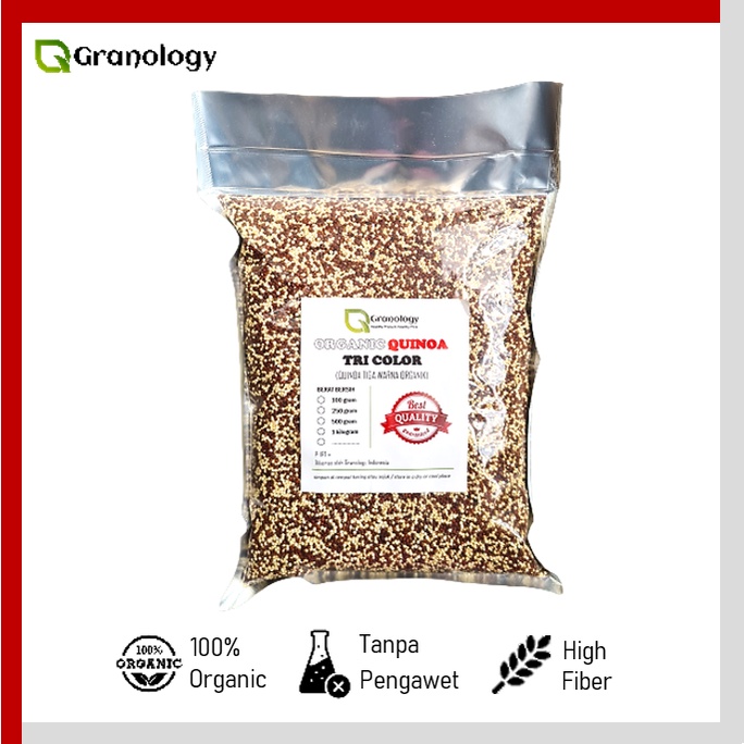 Jual Quinoa Tiga Warna Organik / Organic Quinoa Tri Colour (1 kilogram ...