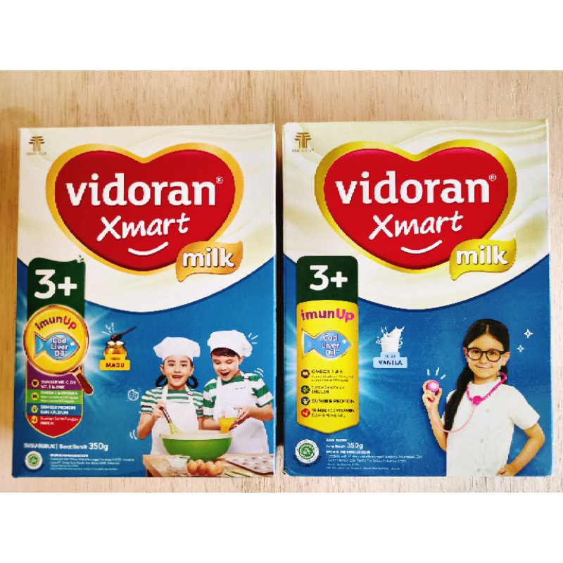 Jual Susu Vidoran Xmart 3+ rasa Vanilla dan Madu ( Susu Formula untuk ...