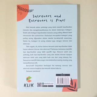 Jual Buku INTROVERT AND EXTROVERT IS FINE ( C-KLIK MEDIA ) Indonesia|Shopee Indonesia
