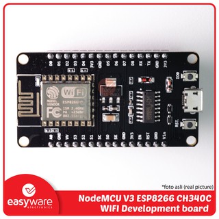 Jual NodeMCU V3 ESP8266 CH340 CH340C NodeMCU Lolin Lua WIFI ESP8266 Indonesia|Shopee Indonesia