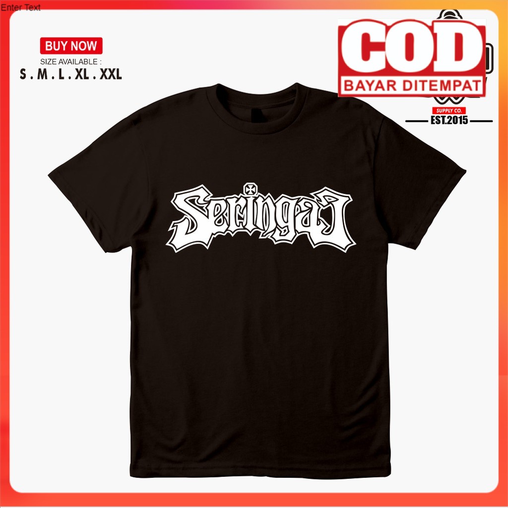Jual Kaos Baju Band Seringai Font Kaos Musik - | Shopee Indonesia