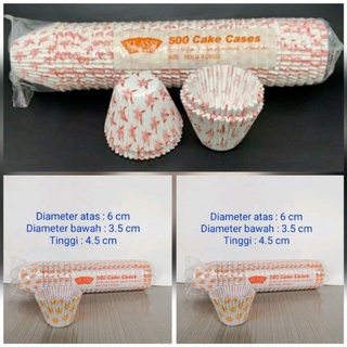 Jual 100 lembar kertas bolu kukus tinggi/papper cup bolu kukus | Shopee ...