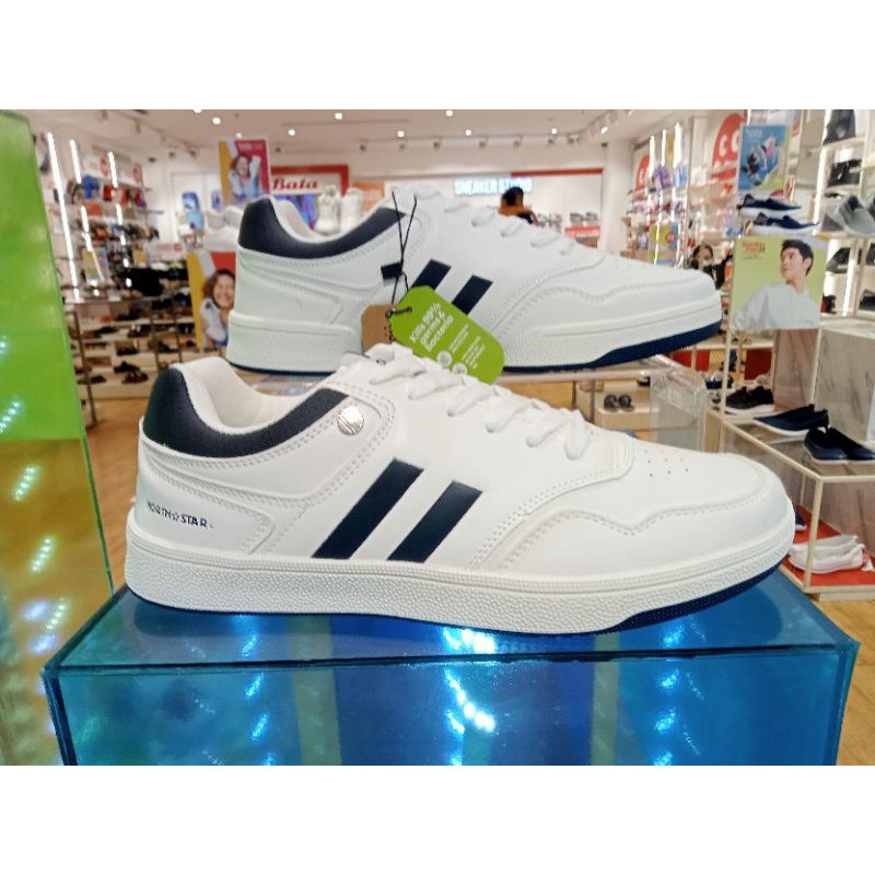 Jual North star By Bata New Sepatu Sneakers Pria Model Stayle White 889 ...
