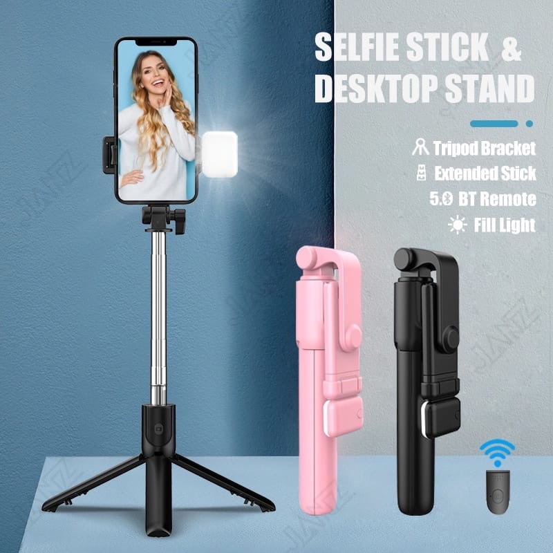Jual Tongsis Selfie Stick Tripod Bluetooth Remote Control Tripod