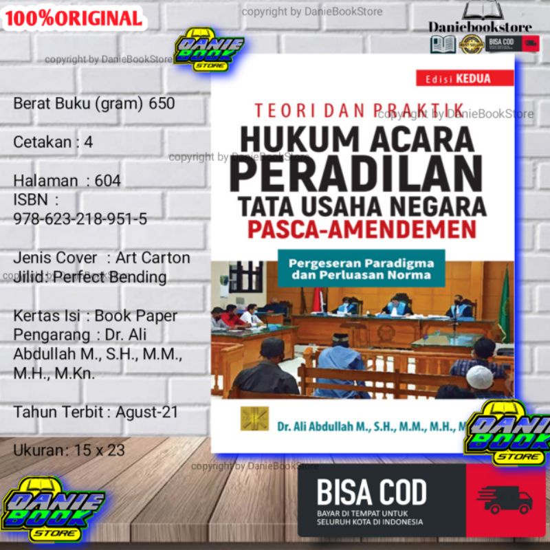 Jual TEORI DAN PRAKTIK HUKUM ACARA PTUN by Dr. Ali Abdullah PERADILAN ...