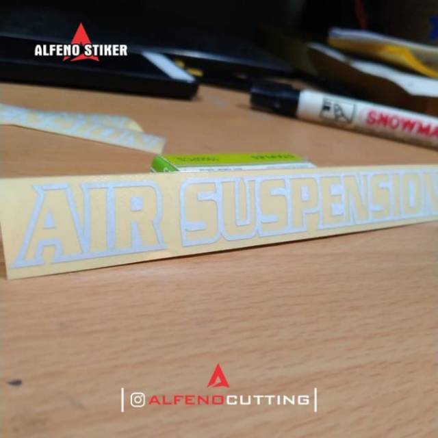 Jual Stiker Air Suspension 15cm | Cutting Sticker Indonesia|Shopee ...