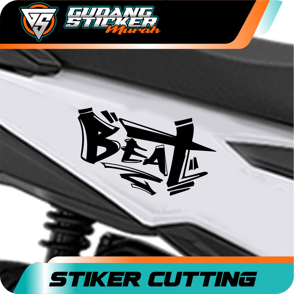 Jual STIKER CUTTING TULISAN UNTUK HONDA BEAT LOGO TEXT STICKER TEMPEL ...