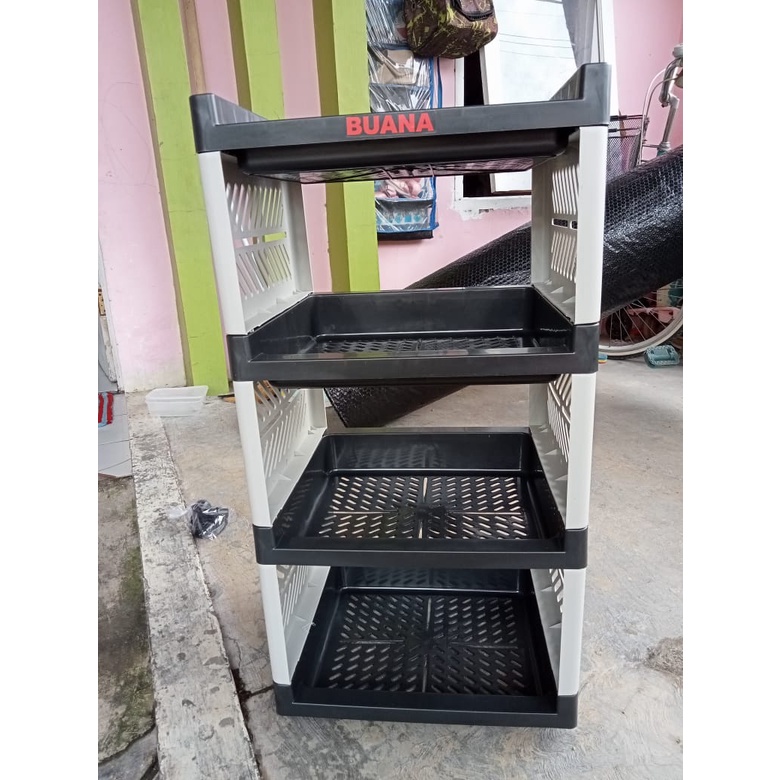 Jual Rak Yoyo Susun 4 plus roda Serbaguna | Shopee Indonesia