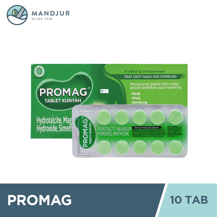Jual Promag Tablet Strip - Obat Sakit Maag dan Asam Lambung | Shopee ...