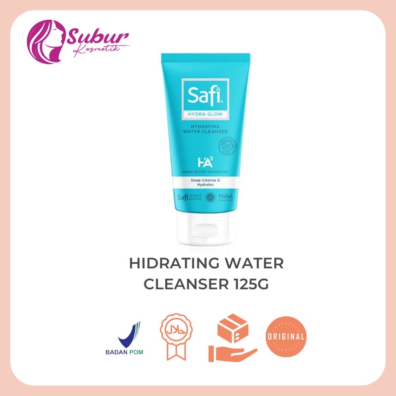 Jual Safi Hydra Glow Hidrating Water Cleanser/ Sabun Wajah 125g ...