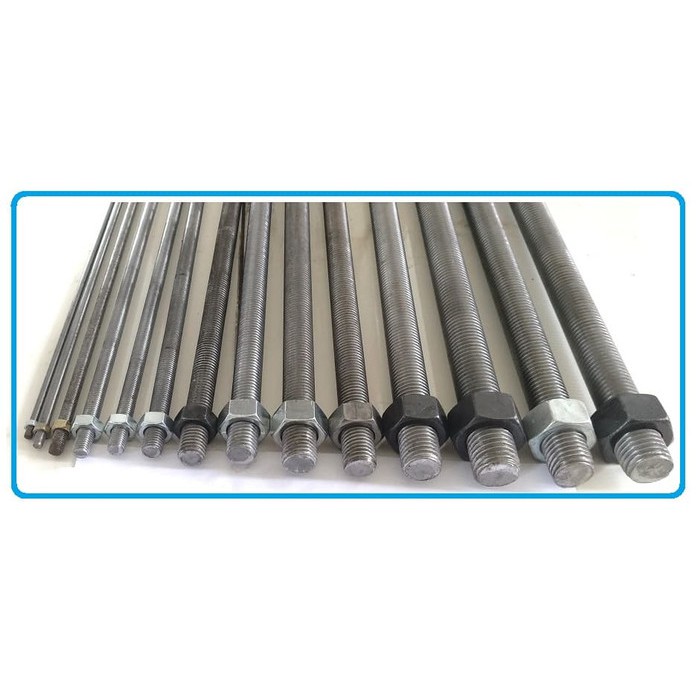 Jual As Full Drat Baut M22 X 1 METER Galvanis Long Thread Bolt Stut ...