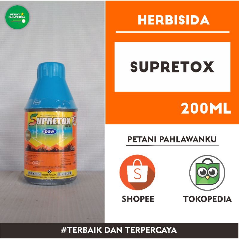 Jual SUPRETOX 276 SL 200ml ( herbisida kontak ) | Shopee Indonesia