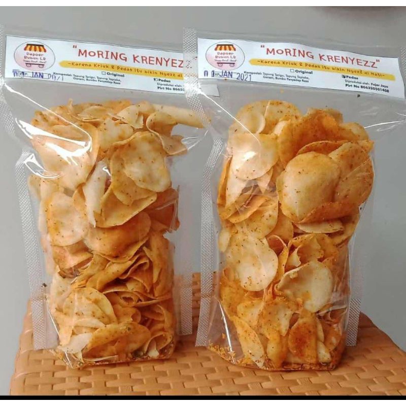 Jual Moring krenyezz pedas snack cemilan khas garut | Shopee Indonesia