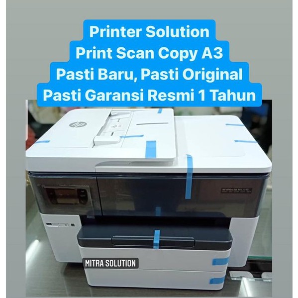 Jual Printer HP 7740 Print Scan Copy Wireless A3 Baru Garansi Resmi ...