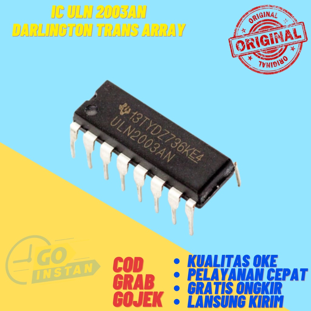 Jual IC ULN2003 ULN2003AN ULN 2003 DIP DARLINGTON TRANS ARRAY | Shopee Indonesia