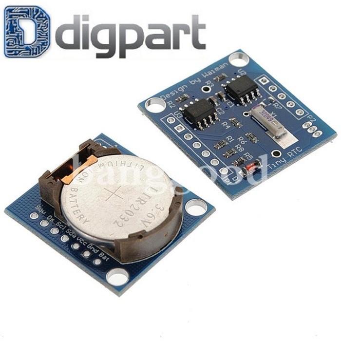 Jual DS1307 Real Time Clock Tiny DS 1307 RTC Mini - Bonus Bateray ... Jual DS1307 Real Time Clock Tiny DS 1307 RTC Mini - Bonus Bateray ...