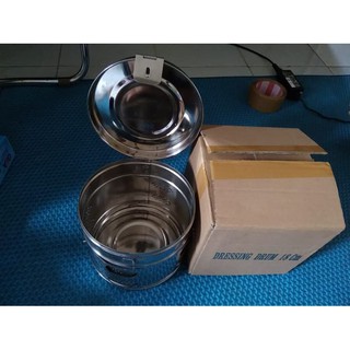 Jual tromol kasa 18 cm tromol kassa sterilisator basah kasa tromol ...