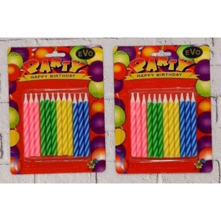 Jual Lilin Ulang Tahun Ulir 12 pcs & 24 pcs | Shopee Indonesia