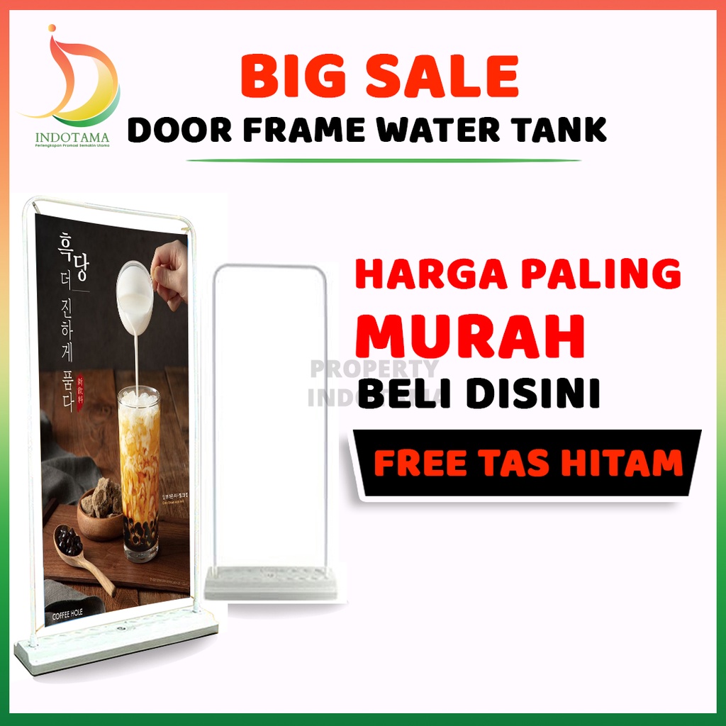Jual Standing Door Frame 60x160 Cm Stand Banner Door Frame Banner ...