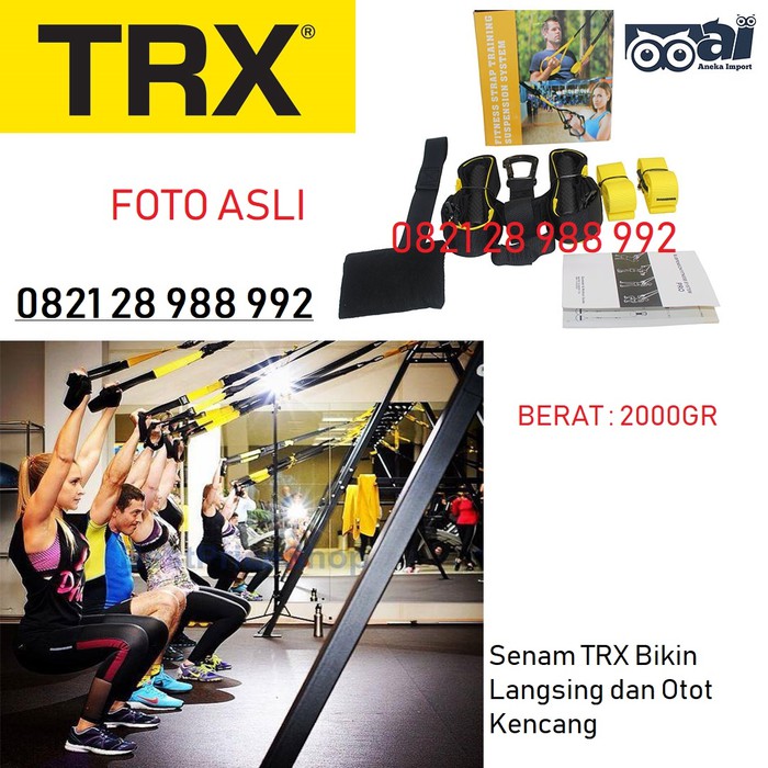 Jual TRX, Tali Fitnes, suspension body trainer, trx workout, kettler ...