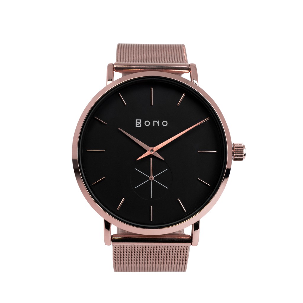 Jual Bono Watch Como Milanese Dark Rose Gold | Shopee Indonesia