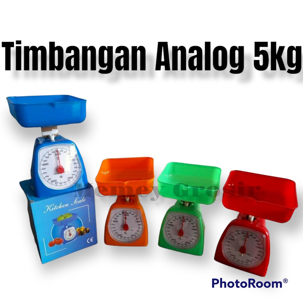 Jual Timbangan Analog 5kg| Timbangan Dapur Analog | Shopee Indonesia
