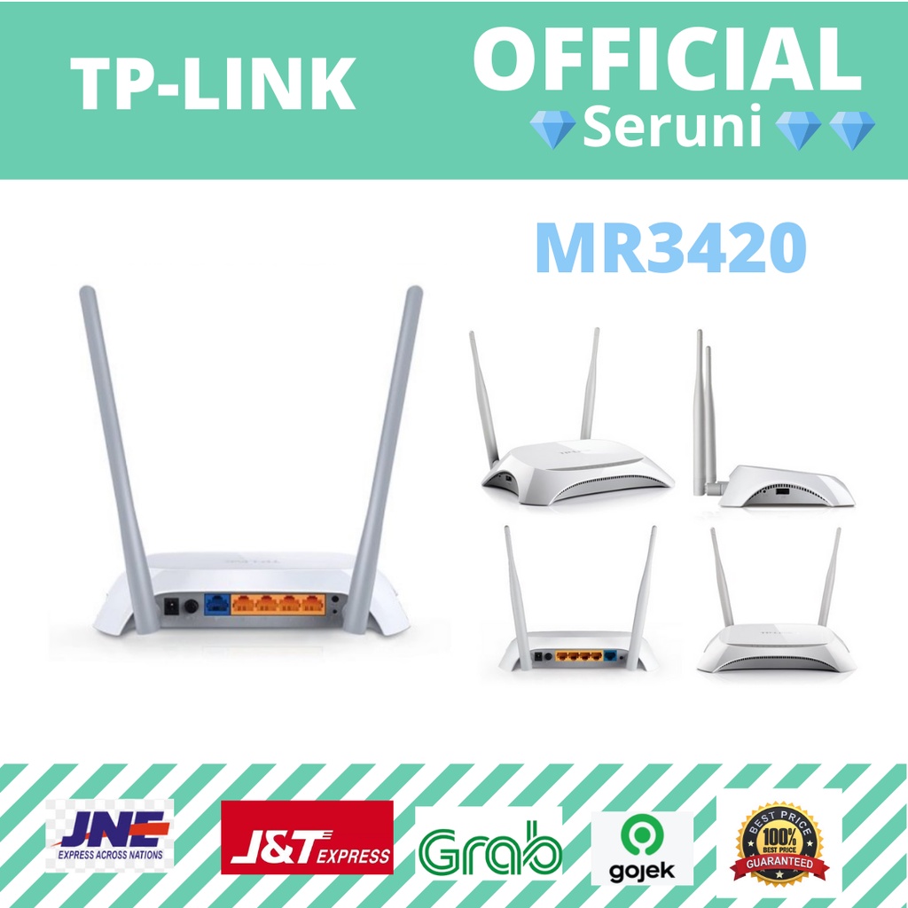 Jual TP Link MR3420 (USB Modem 3G,Evdo, ADSL) Wireless Router | Shopee ...