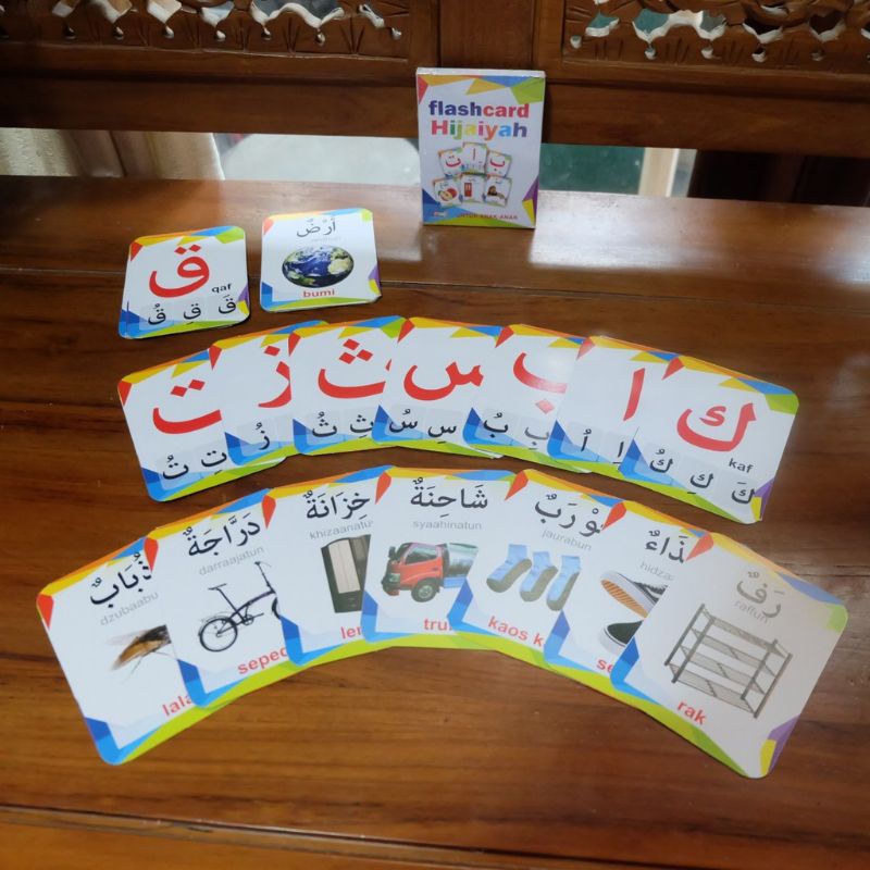 Jual FC MAC HIJAIYAH - flashcard flash card anak belajar hijaiyah alif ...