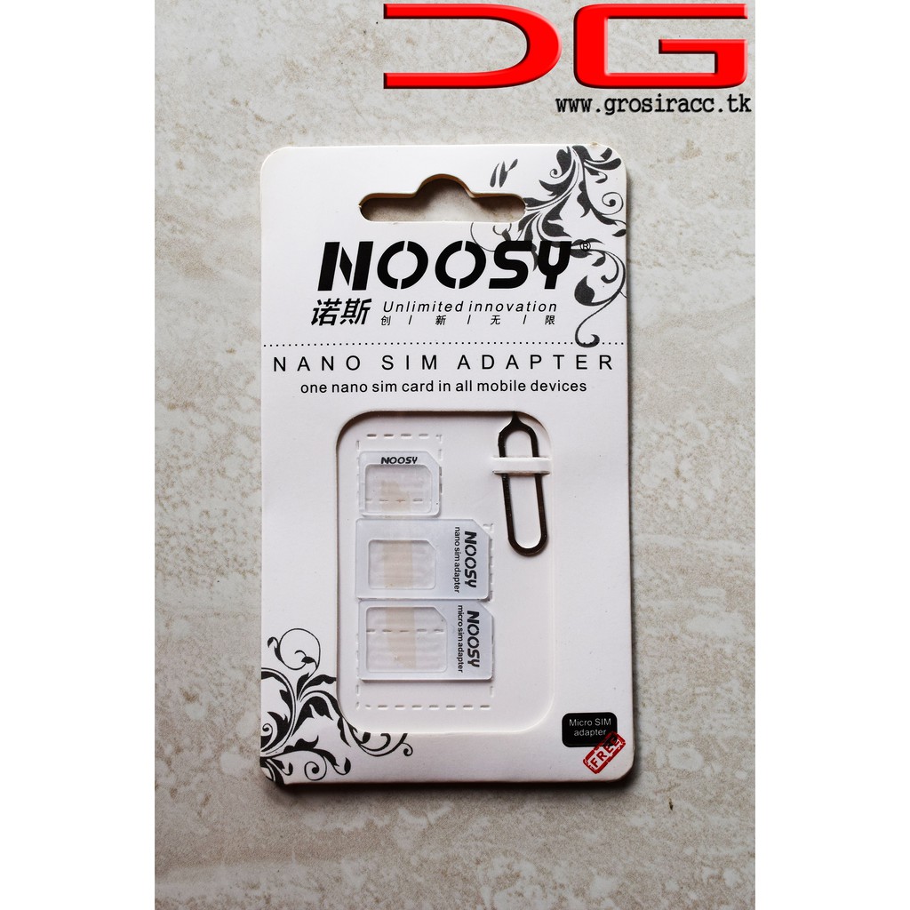 Jual SIM ADAPTOR NOOSY |Micro & Nano|Ejector SIM | Shopee Indonesia