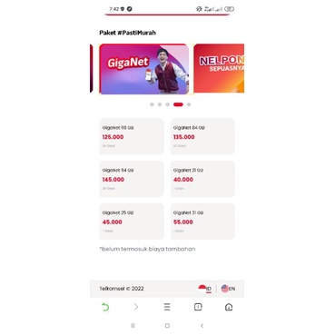 Harga Giganet Terbaru Desember 2022 |BigGo Indonesia
