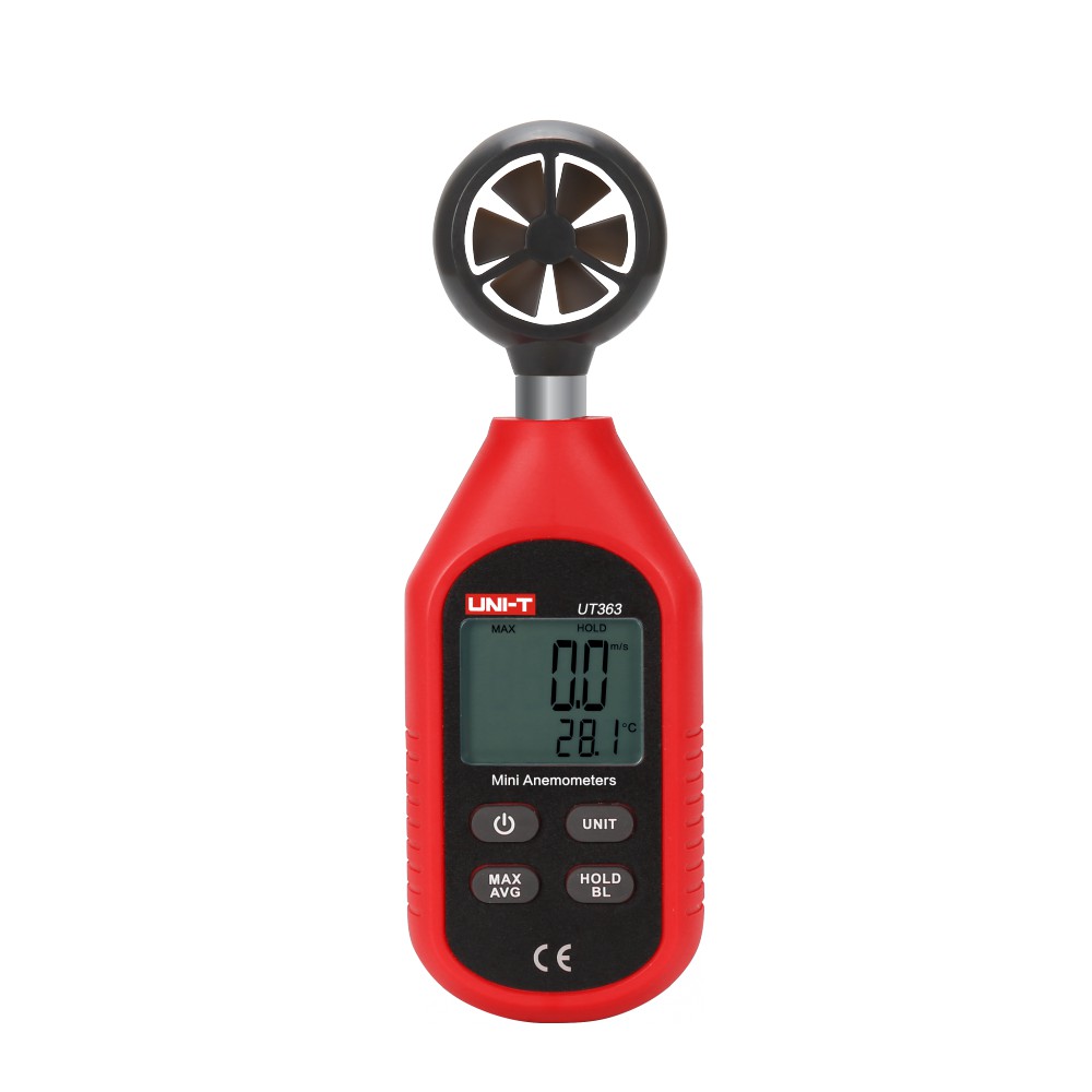 Jual UNI-T DIGITAL ANEMOMETER / ALAT UKUR KECEPATAN ANGIN UT363 / UT ...