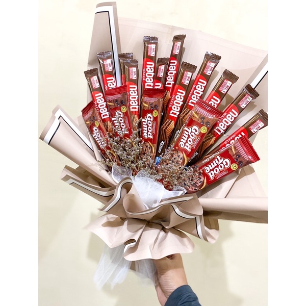 Jual bucket bunga snack bisa custom | Shopee Indonesia