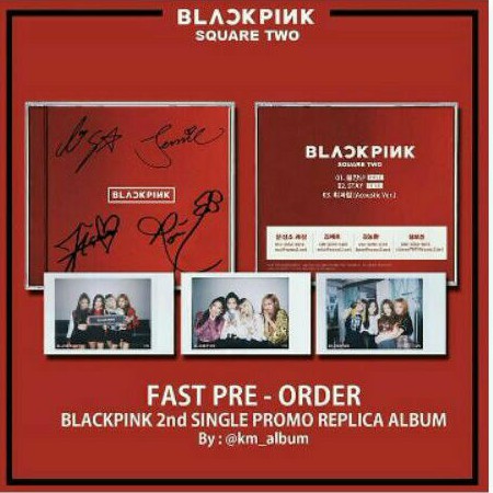 Jual BLACKPINK - SQUARE TWO REPLICA PROMO ALBUM , BLACKPINK ALBUM ...