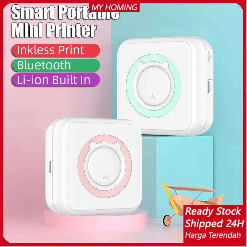 Jual Mini Thermal Printer Portable Mobile Printer Waybill Receipt ...