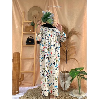 Jual Daster Gamis / Daster 3/4 / Daster rayon premium /daster lengan panjang / daster motif ...