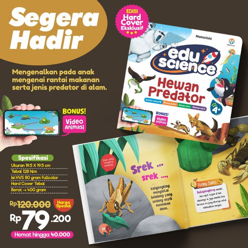 Jual Buku Eduscience Hewan Predator Ziyad Books Buku Sains TK SD Lian ... Jual Buku Eduscience Hewan Predator Ziyad Books Buku Sains TK SD Lian ...