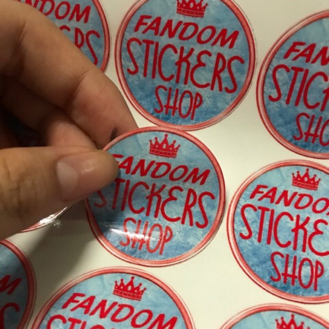 Jual Sticker Logo/ Sticker Produk/ Sticker Olshop/ Label sticker ...