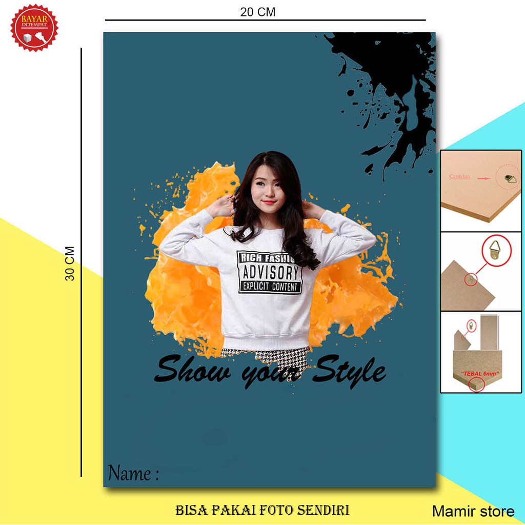 Jual CETAK FOTO CUSTOM KEKINIAN /POSTER FOTO SENDIRI KEKINIAN ...