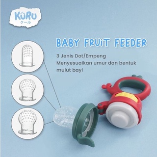 Jual [ND] Kuru Fruit Feeder / Kompeng Buah Bayi / Empeng Buah Putar ...