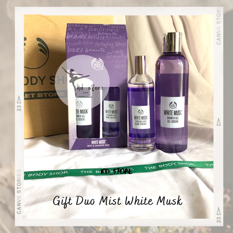 Jual Gift Duo Mist White Musk The Body Shop | Shopee Indonesia