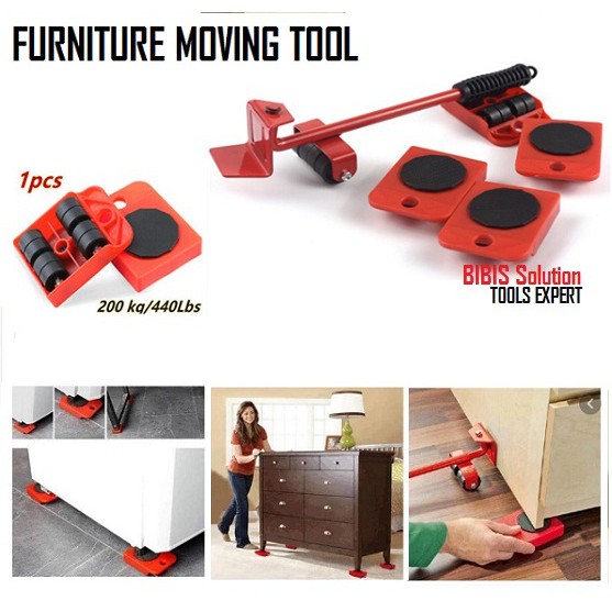 Furniture Moving Tool Set Roda Alat Bantu Pengangkat Barang Pemindah ...