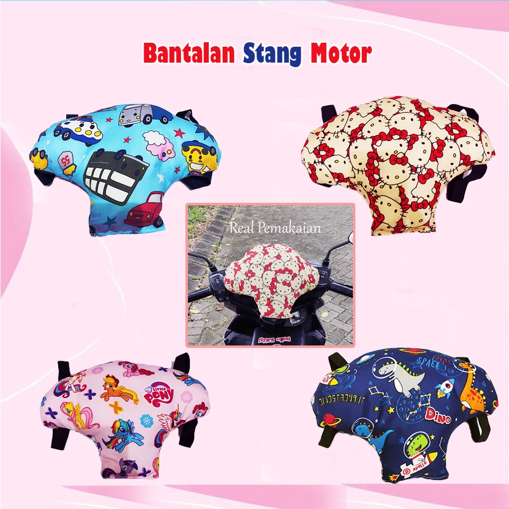 Jual Bantalan Stang Setir Motor Pelindung Kepala Anak di Atas Stang ...