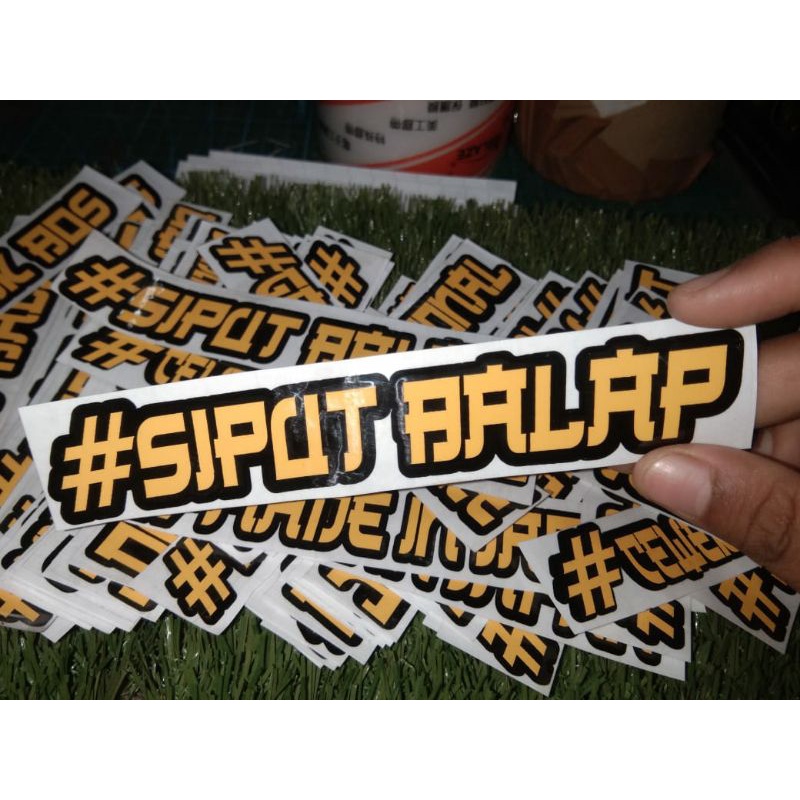 Jual Sticker Siput balap cutting sticker segala jenis motor Bisa ...