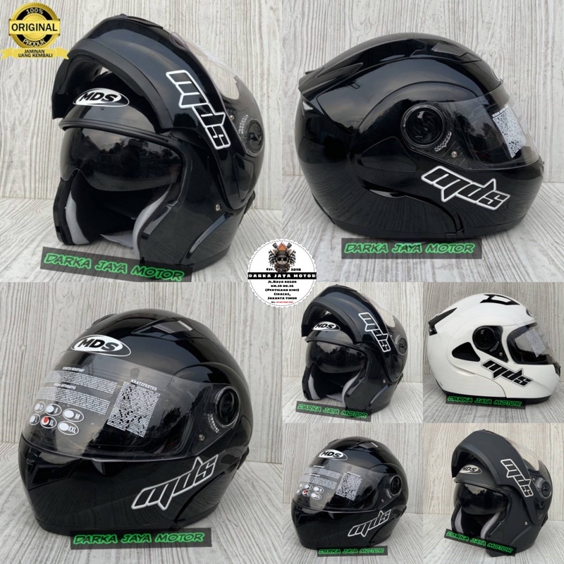 Jual Helm MDS Modular Prorider/MDS FULL FACE | Shopee Indonesia