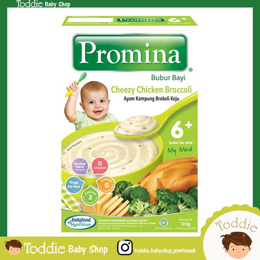 Jual Promina Bubur Bayi Cheezy Chicken Broccoli / Beef Stew with Carrot ...