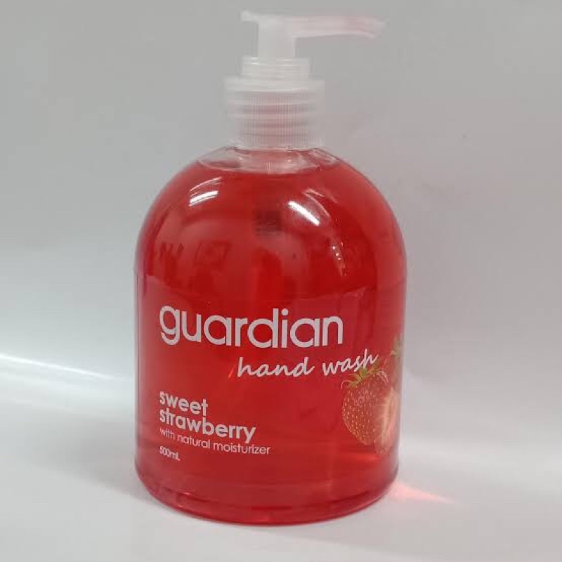 Jual Guardian Hand wash Strawberry 500ml / sabun cuci tangan guardian ...